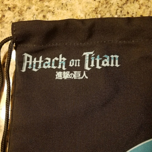 Bags | Attack On Titan Drawstring Bag | Poshmark